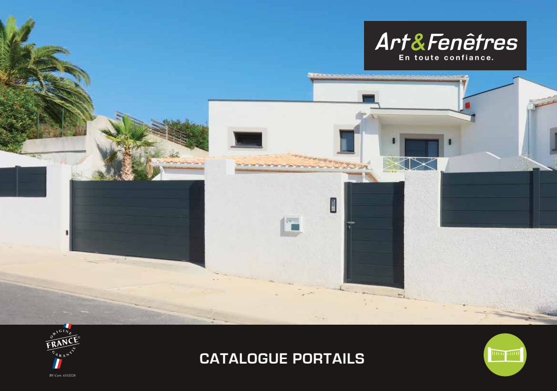 Nouveau catalogue Art & Fenêtres : portails, portillons et clôtures