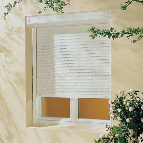 Volets roulants PVC blanc