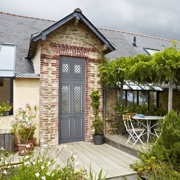 Porte imposte en alu